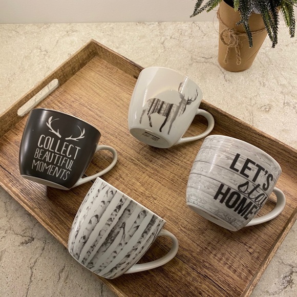 Bouclair | Kitchen | Ceramic Mugs Set Of 4 Or Individually | Poshmark